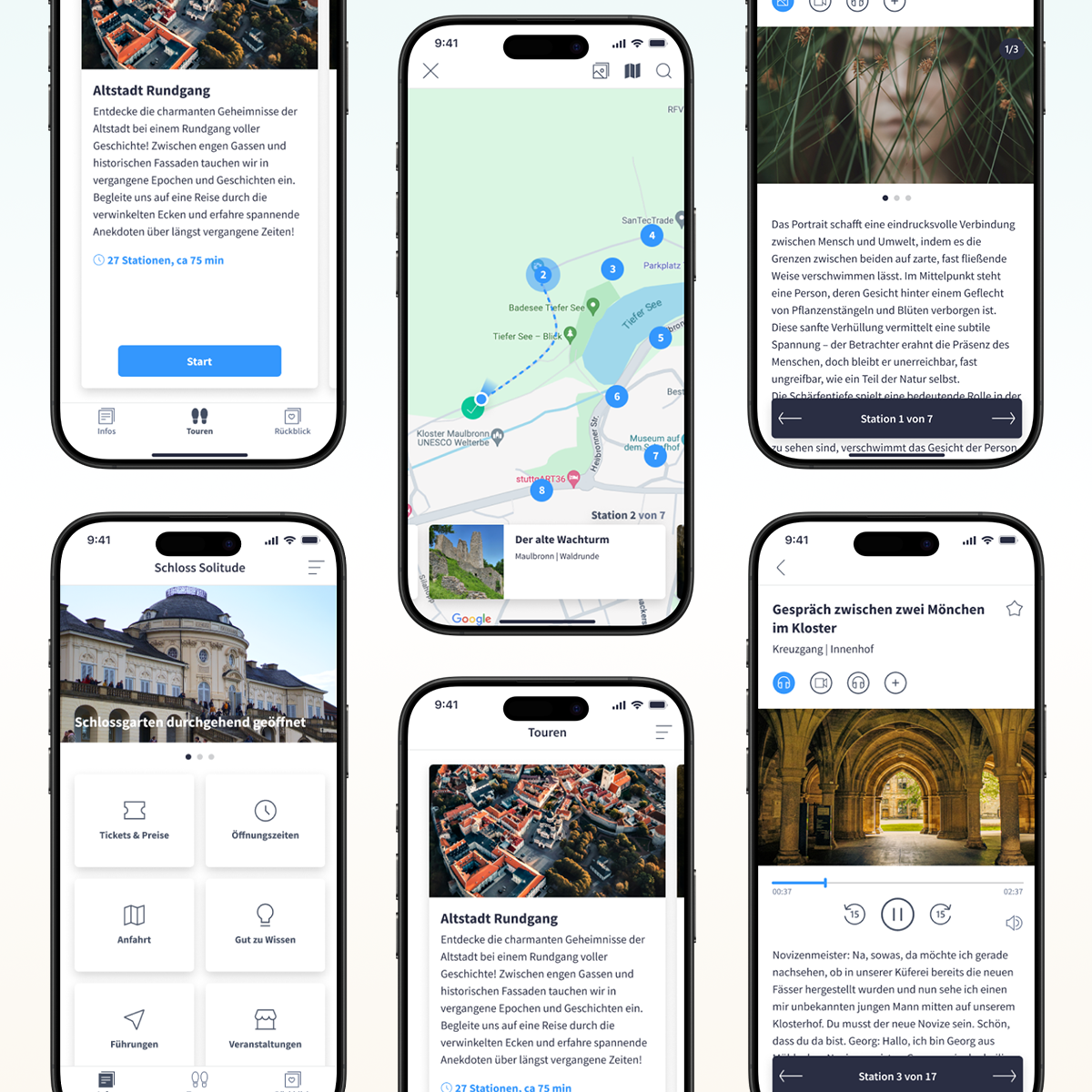 monamu multimedia guides and audio guides, app based tours